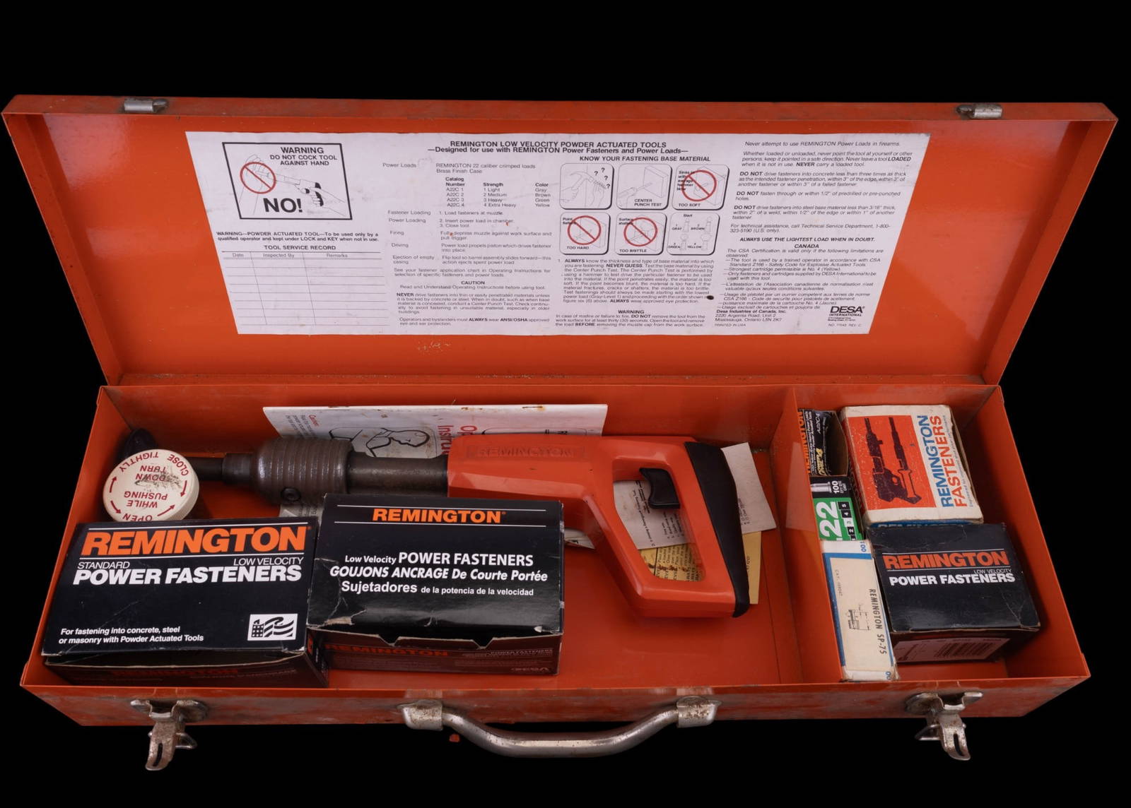 Remington 480 Power Driver Powder Actuated Tool Auction