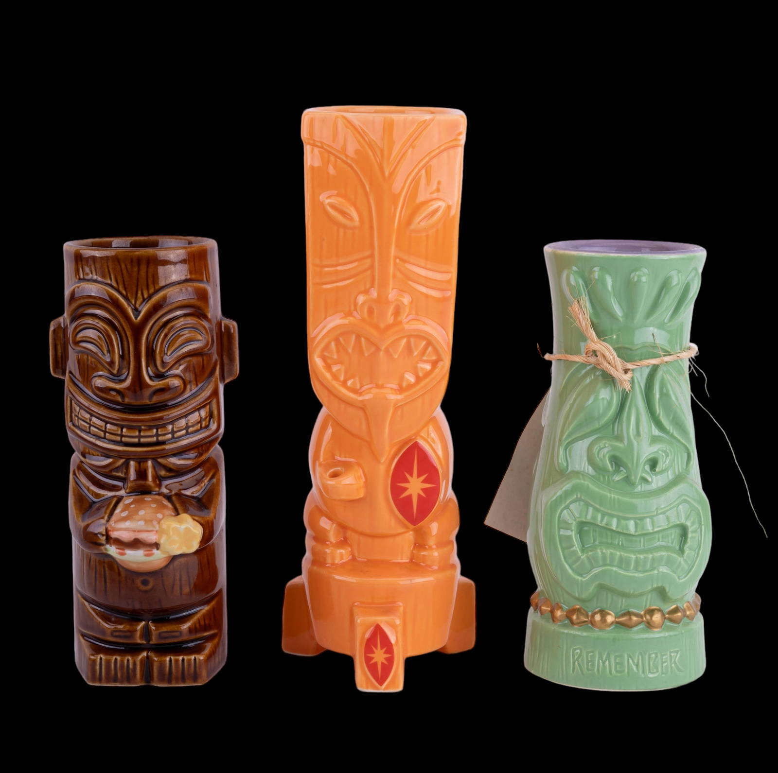 Tiki Farm Collectible Tiki Mugs (3) Auction