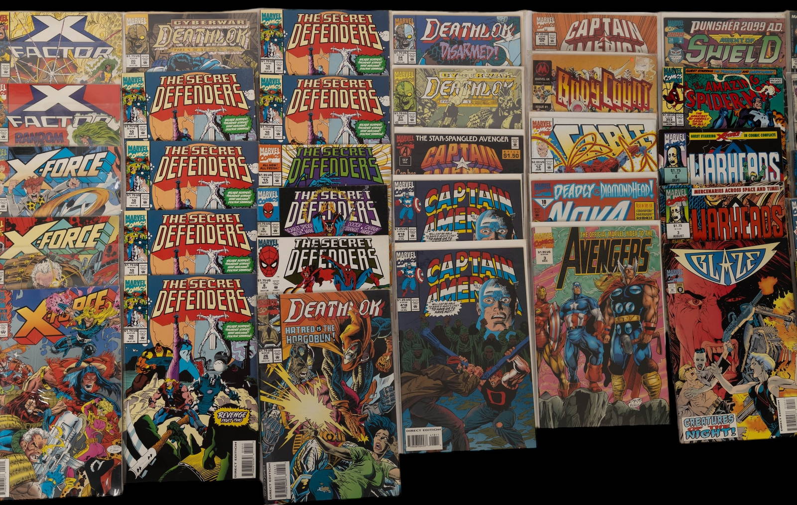 Captain America, Thor, Deathlok, X-force (50) Auction