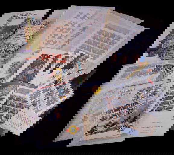 U.s. Postage Stamp Sheets & Loose Stamps