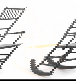 Gustav Stickley (1858-1942), Child's Rocking Chair Auction