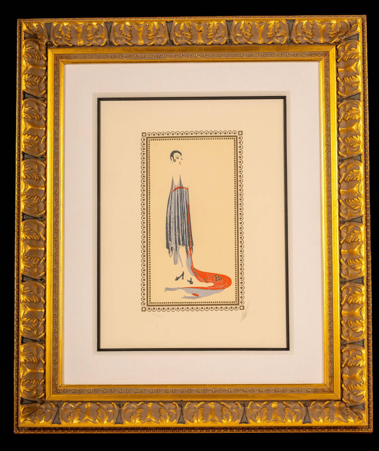 Erte Lithograph "circe", Signed By Artist Auction