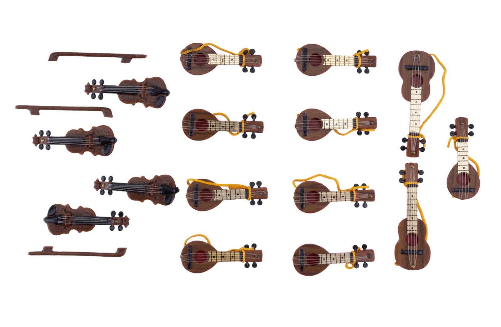 Vintage Dollhouse Stringed Instruments (15 Pcs) Auction