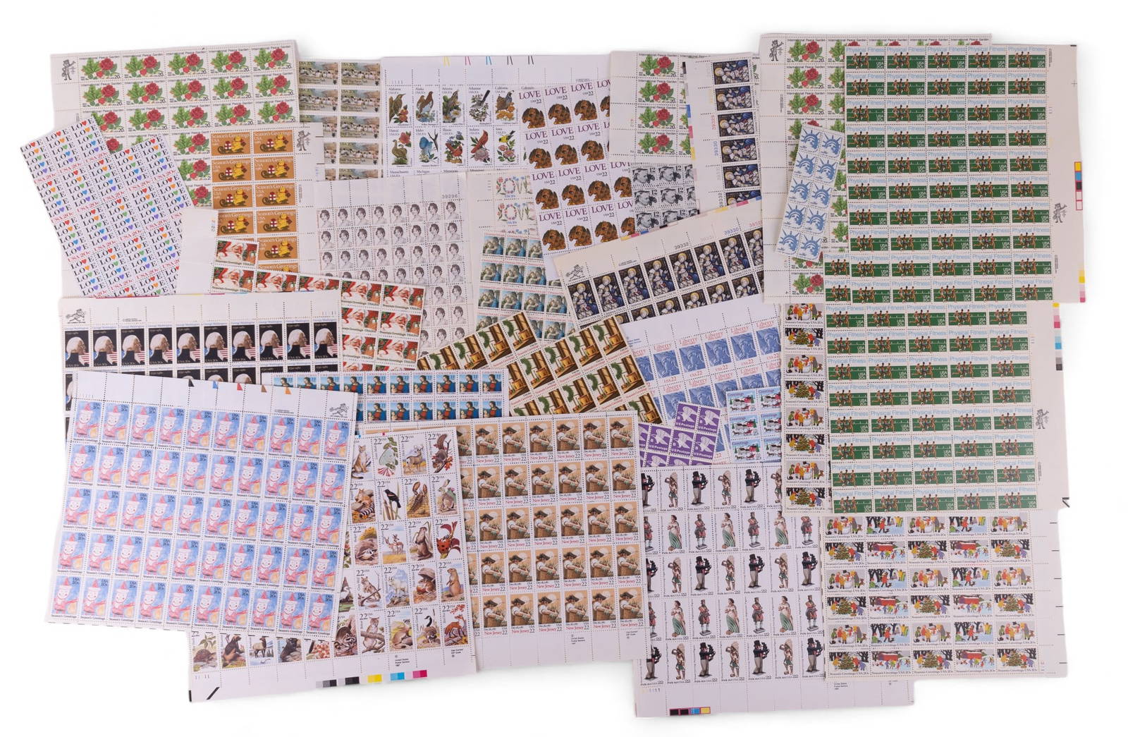 Us Stamp Sheets And Framed Commemorative Stamps Auction