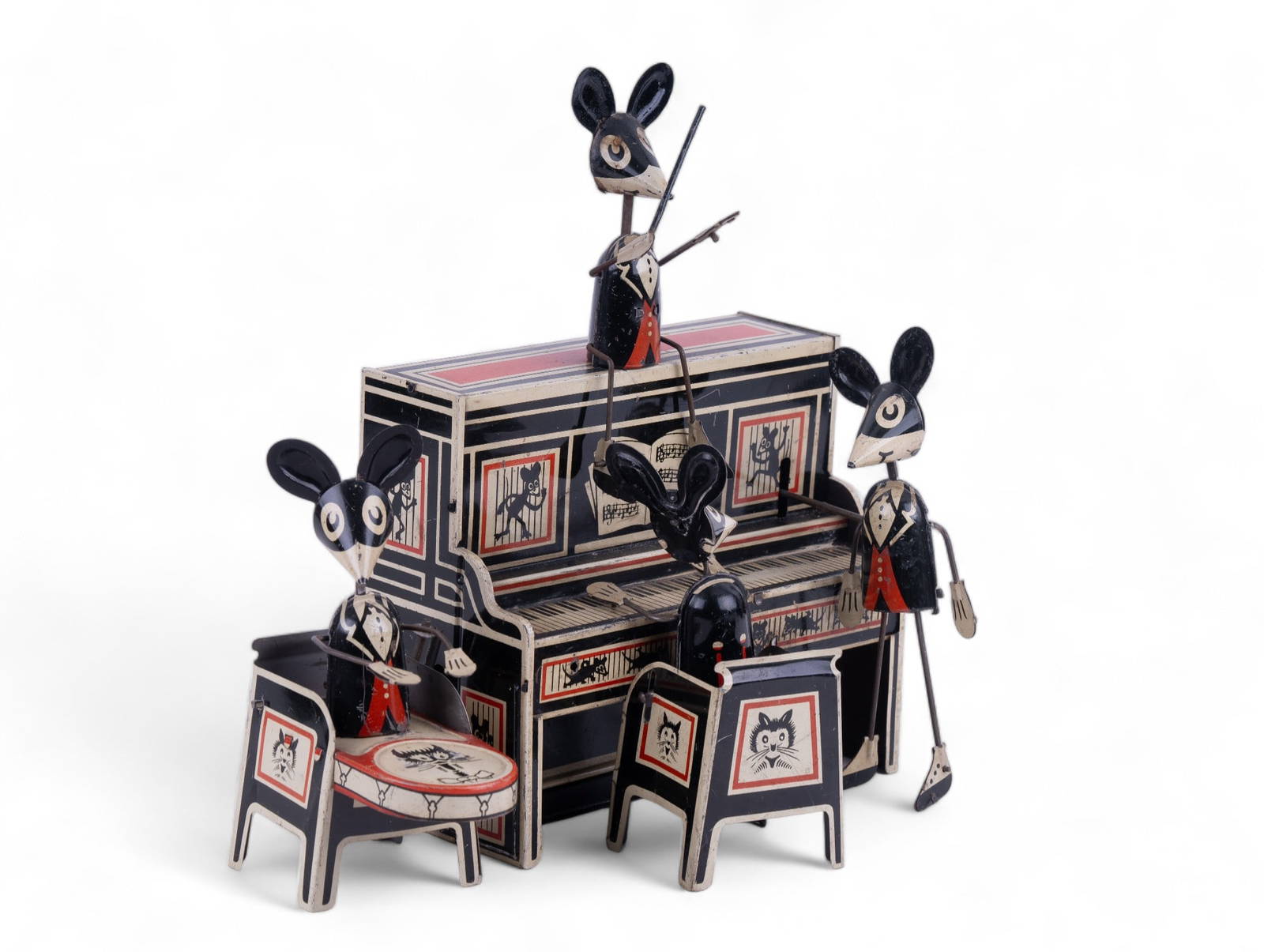 Louis Marx & Co. "marx Merrymakers" Tin Litho Toy Auction