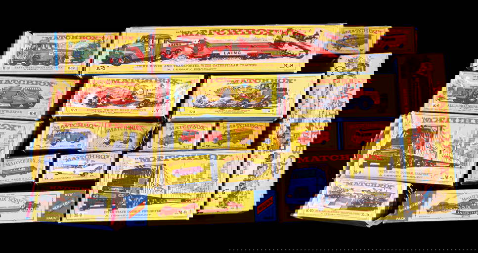 Vintage Matchbox Car Boxes