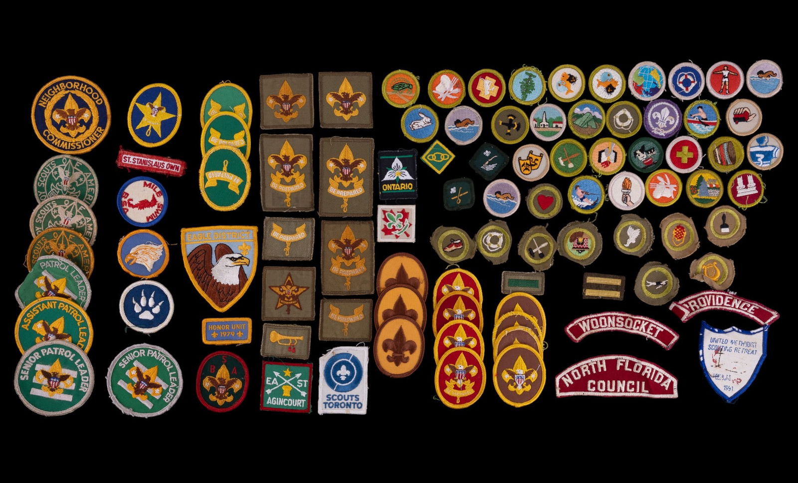 Vintage Boyscout Patches (90+ Pc.) Auction