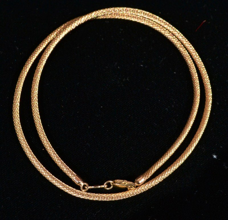 14k Gold Woman's Neck Wire