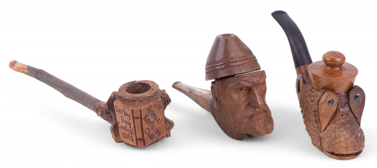 Vintage Briar, Derby Day, & Kempten Pipes (3) Auction