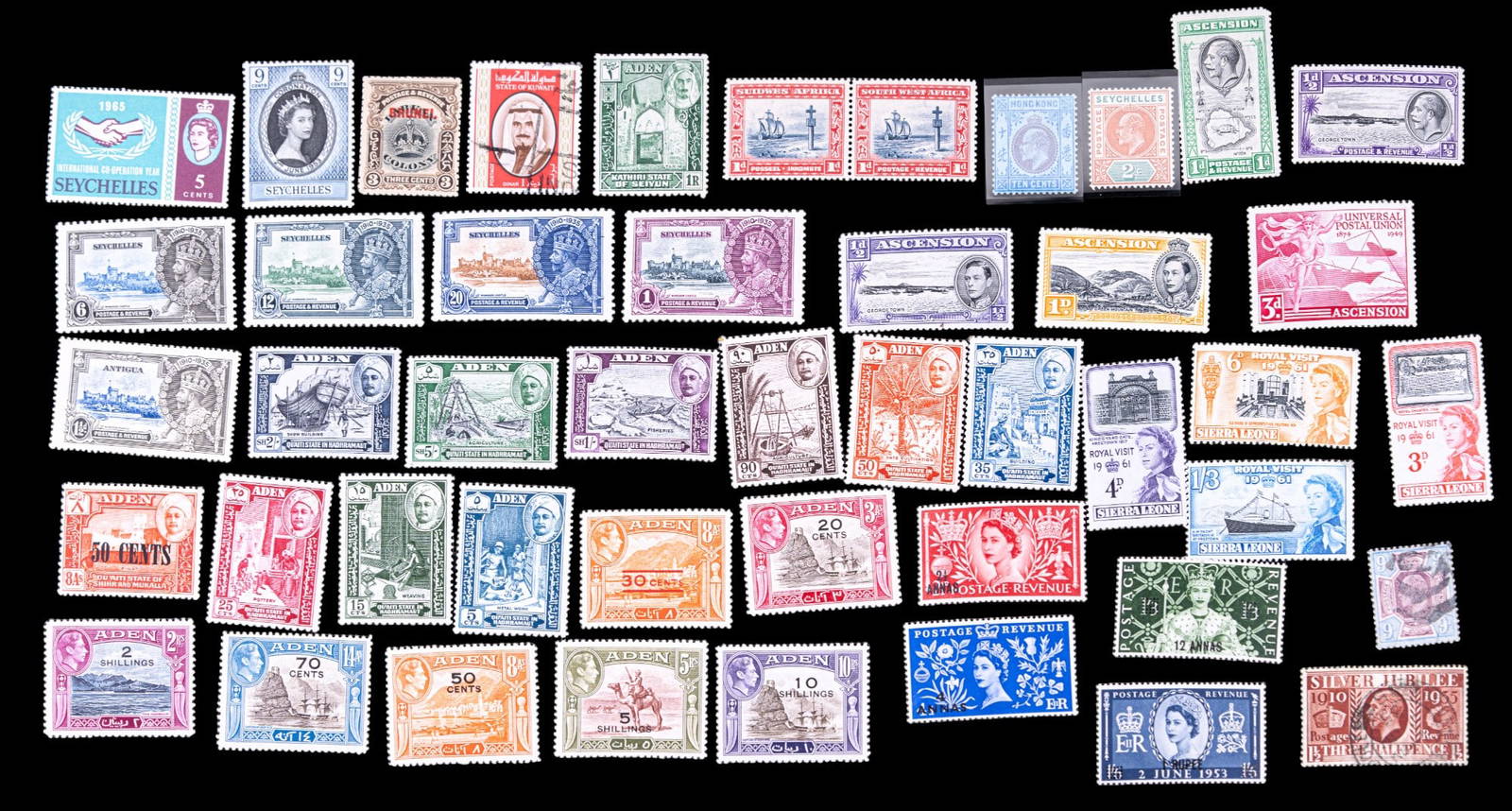 Antique/vintage British Colonial Stamps Auction