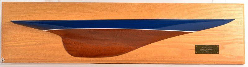 J Sloop "endeavor" From Half Hull Classics Signed By