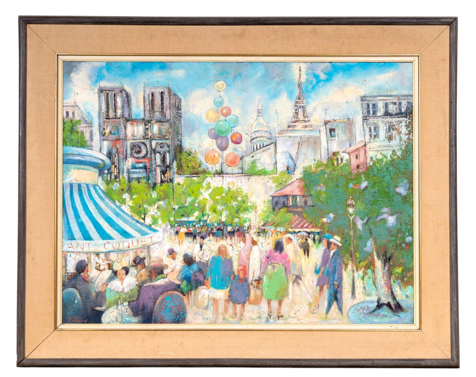James Carlin Impressionist Large Painting, Paris - Jul 10, 2025 ...