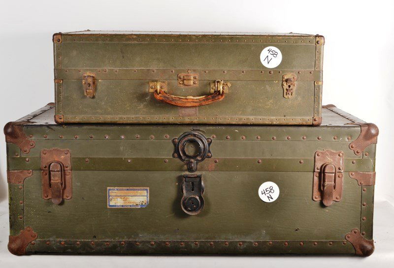 WWI / WWII Era Military Issue Footlocker and Suitcase - May 25, 2013 ...