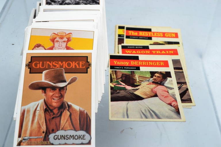 Gunsmoke And Other Western Tranding Cards