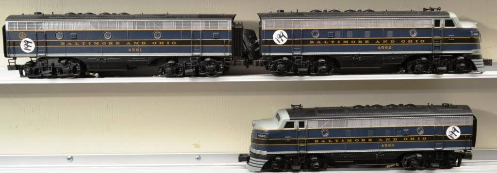 O Scale K-Line O Gauge B & O F-7 "ABA" Diesel Loc - Feb 15, 2014 ...