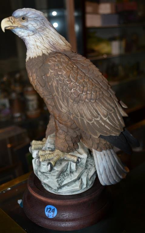 Andrea Sadek Porcelain Bald Eagle - May 24, 2014 | Keystone Auction LLC ...
