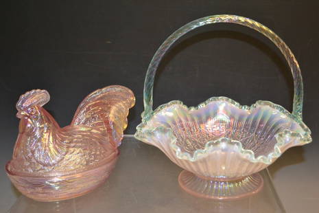 Fenton Rooster On Nest