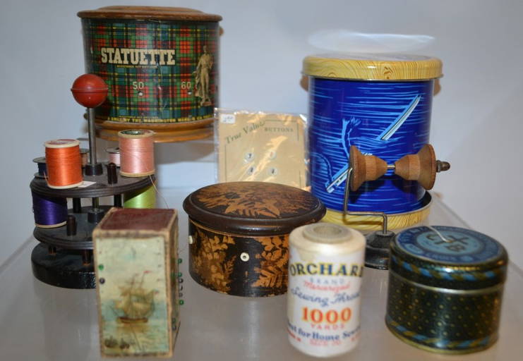 Four 19th And 20th C. Thread / String Dispensers