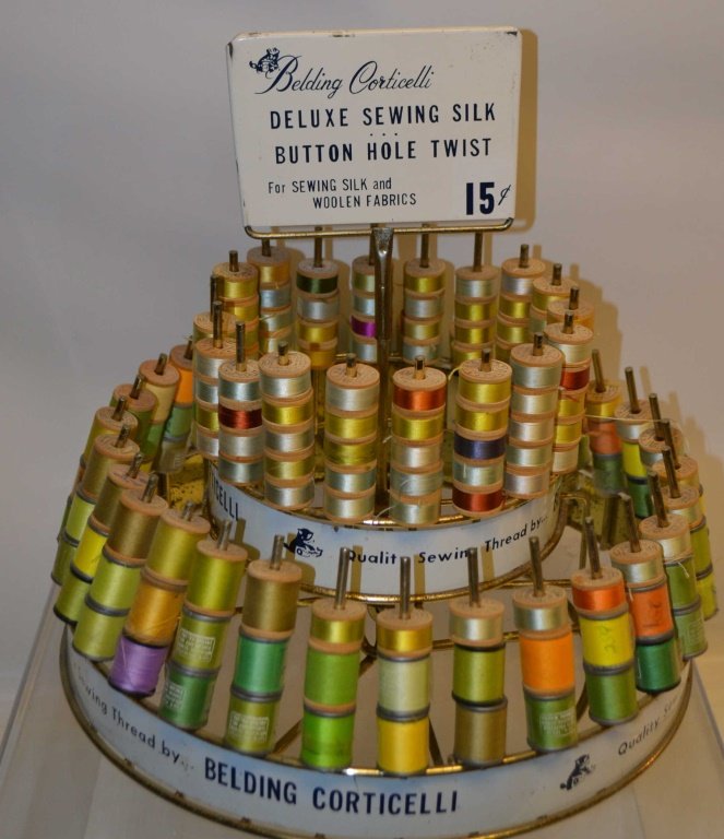 Belding Corticell Sewing Thread Display