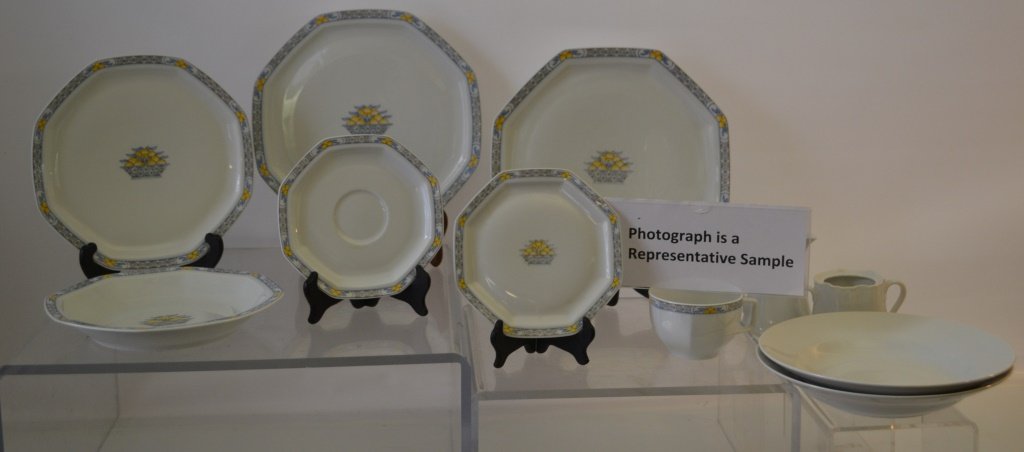 Haviland Limoges Pamplemousse Partial Dinner Serv