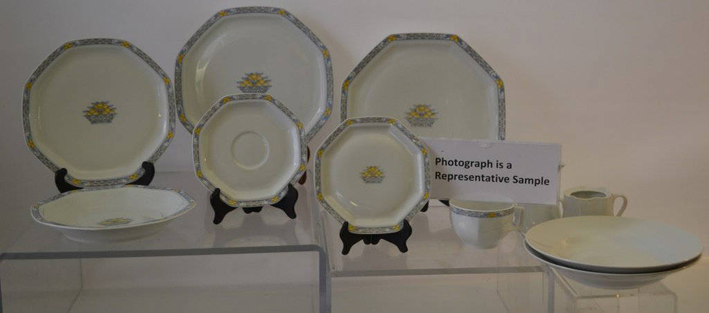 Haviland Limoges Pamplemousse Partial Dinner Serv