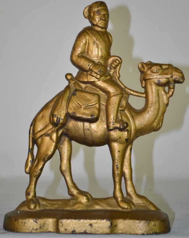 Cast Iron Camel With Rider Door Stop