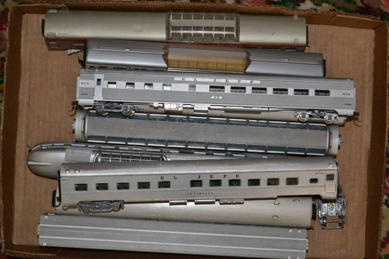 Collection Of Ho Scale Passenger Train Cars