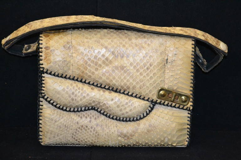 Vintage Snake Skin Purse