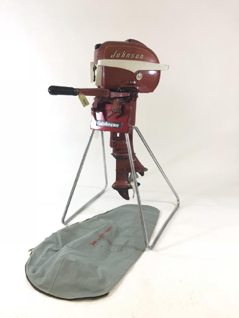 Johnson 5 1/2 hp Outboard Motor with Stand