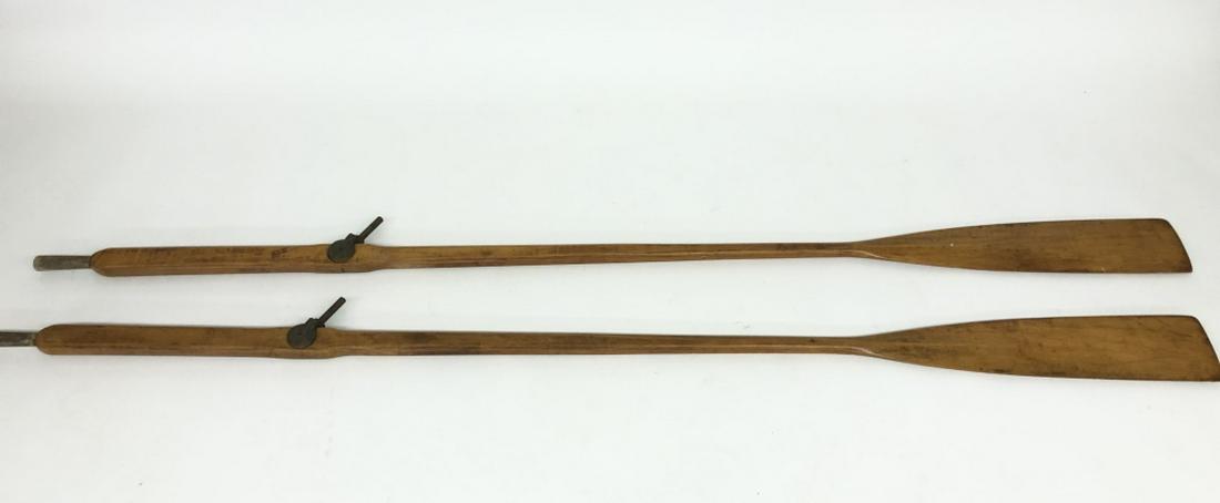 Adirondack Guideboat Oars With Brass Oar Locks