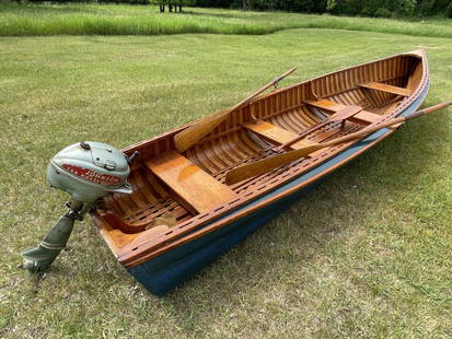 Adirondack Guideboat Oars With Brass Oar Locks