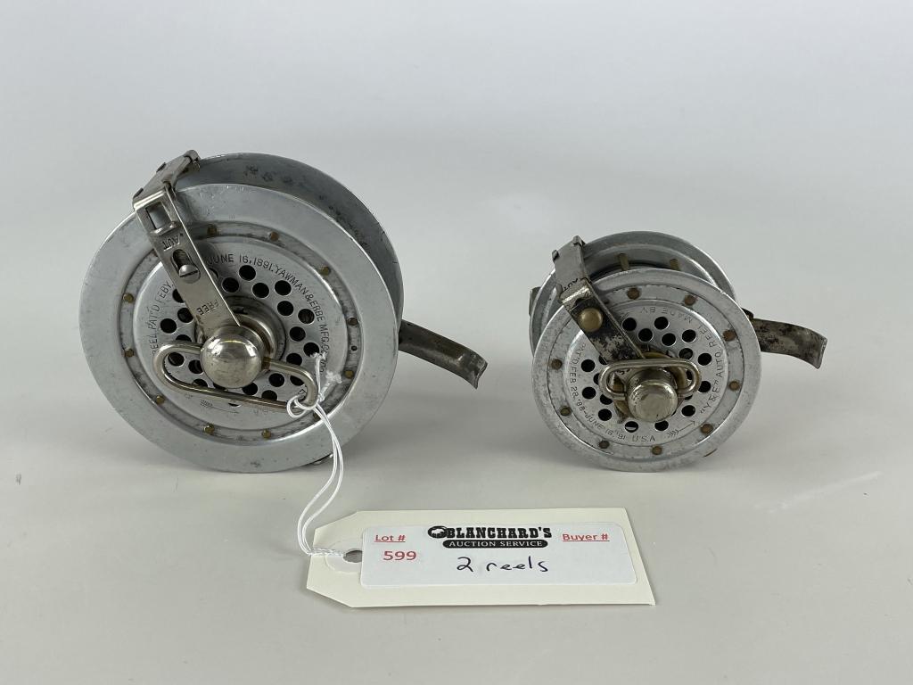2 Yawman & Erbe Rochester, Ny Automatic Fly Reels