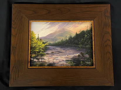 Rhea Haggart Costello Painting In Igantuk Frame
