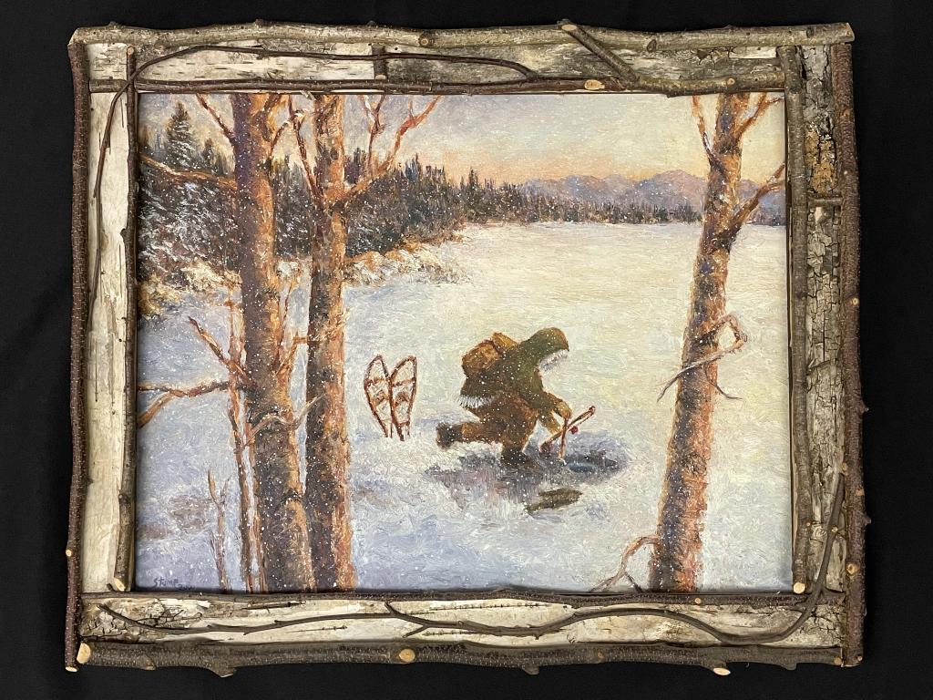 Robert Stump Oil On Board Painting