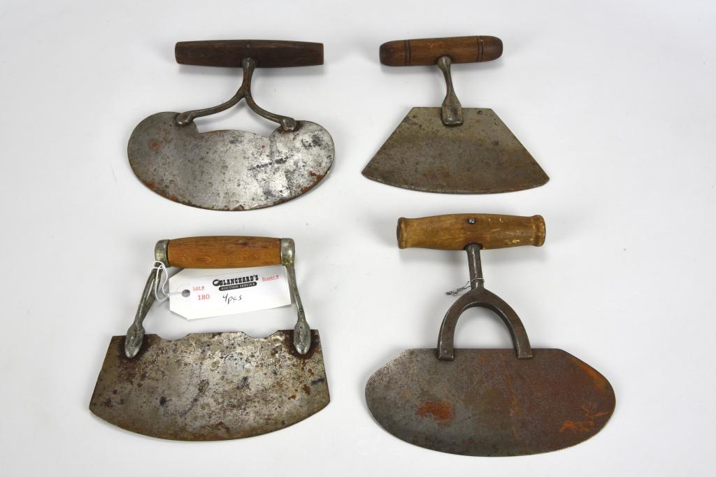 4 Antique Food Choppers