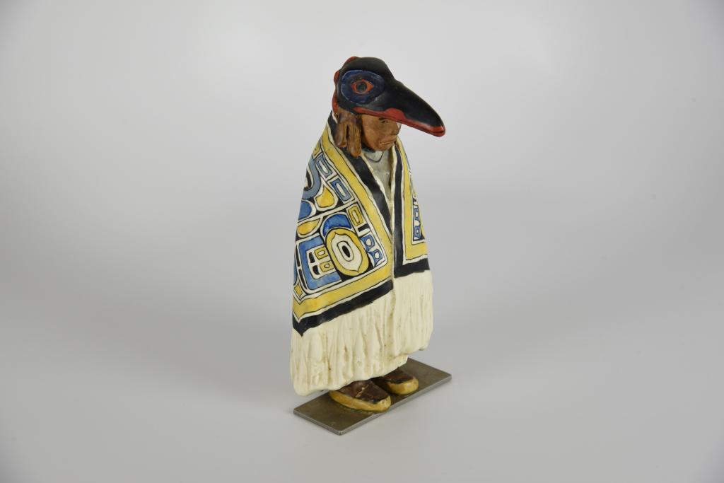 C. Alan Johnson 1962 Ceramic Eskimo Figurine