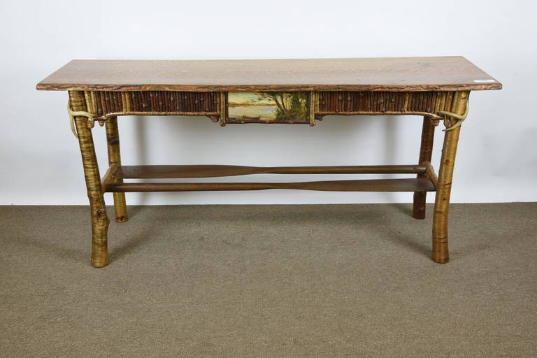 Barney Bellinger Adirondack Sofa Table