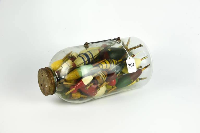 Mcswain Glass Minnow Trap With Floats