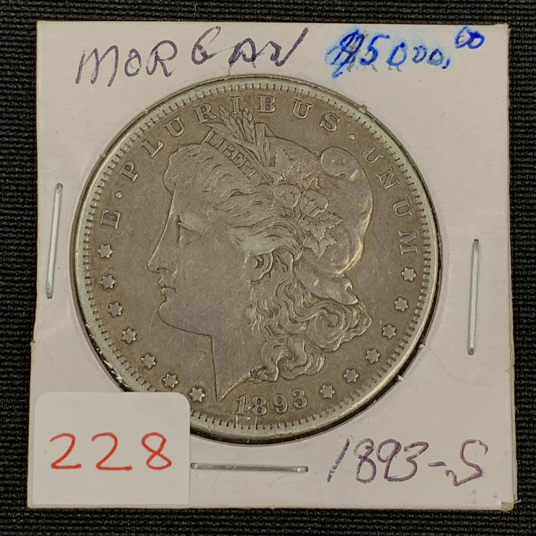 1893 S Morgan Silver Dollar