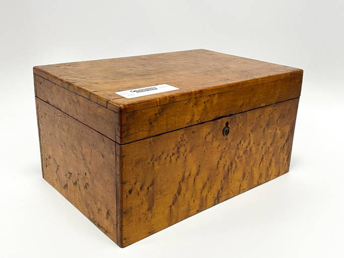 Birdseye Maple Wooden Document Box
