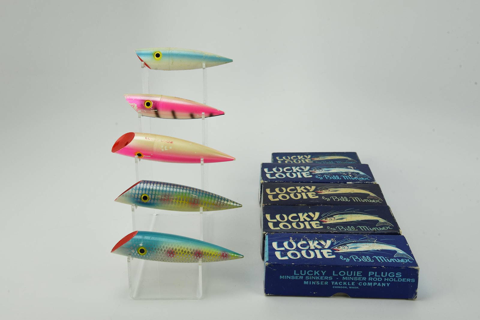 5 Lucky Louie Salmon Plugs (#0133) on Apr 21, 2023 | Blanchards Auction ...