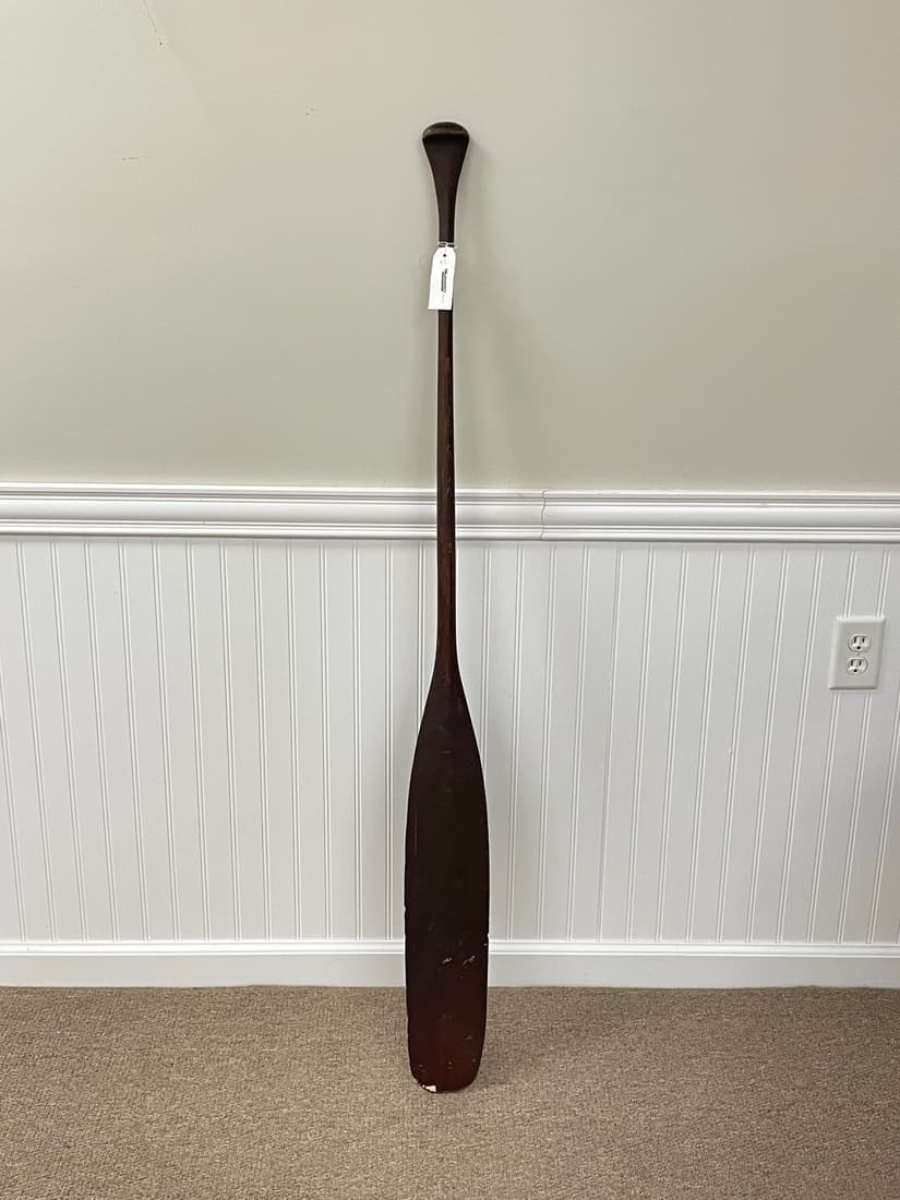 Canoe Paddle Attributed To J.h. Rushton Auction