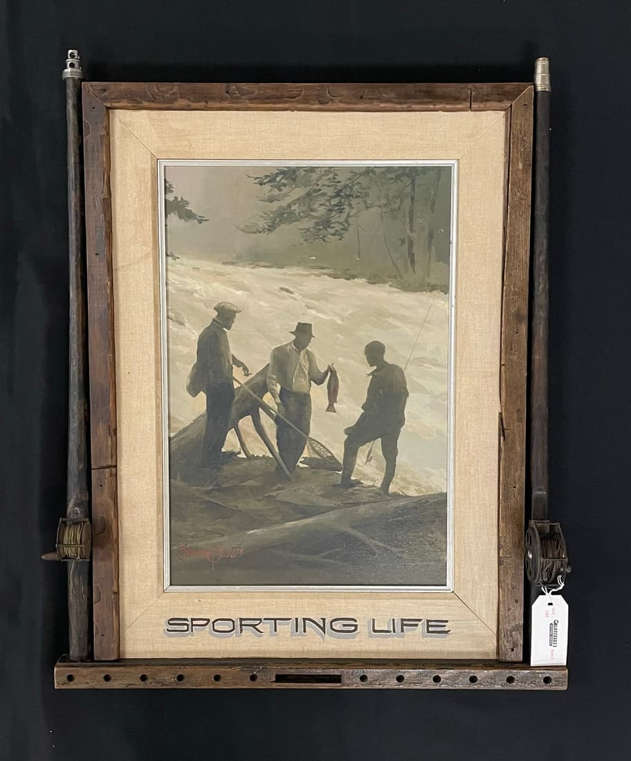 Barney Bellinger "admiring The Catch" Giclee Auction