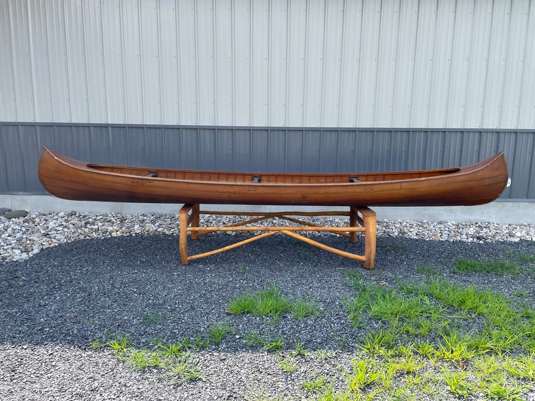 15' Wilbur And Wheelock Smooth Skin Canoe Auction
