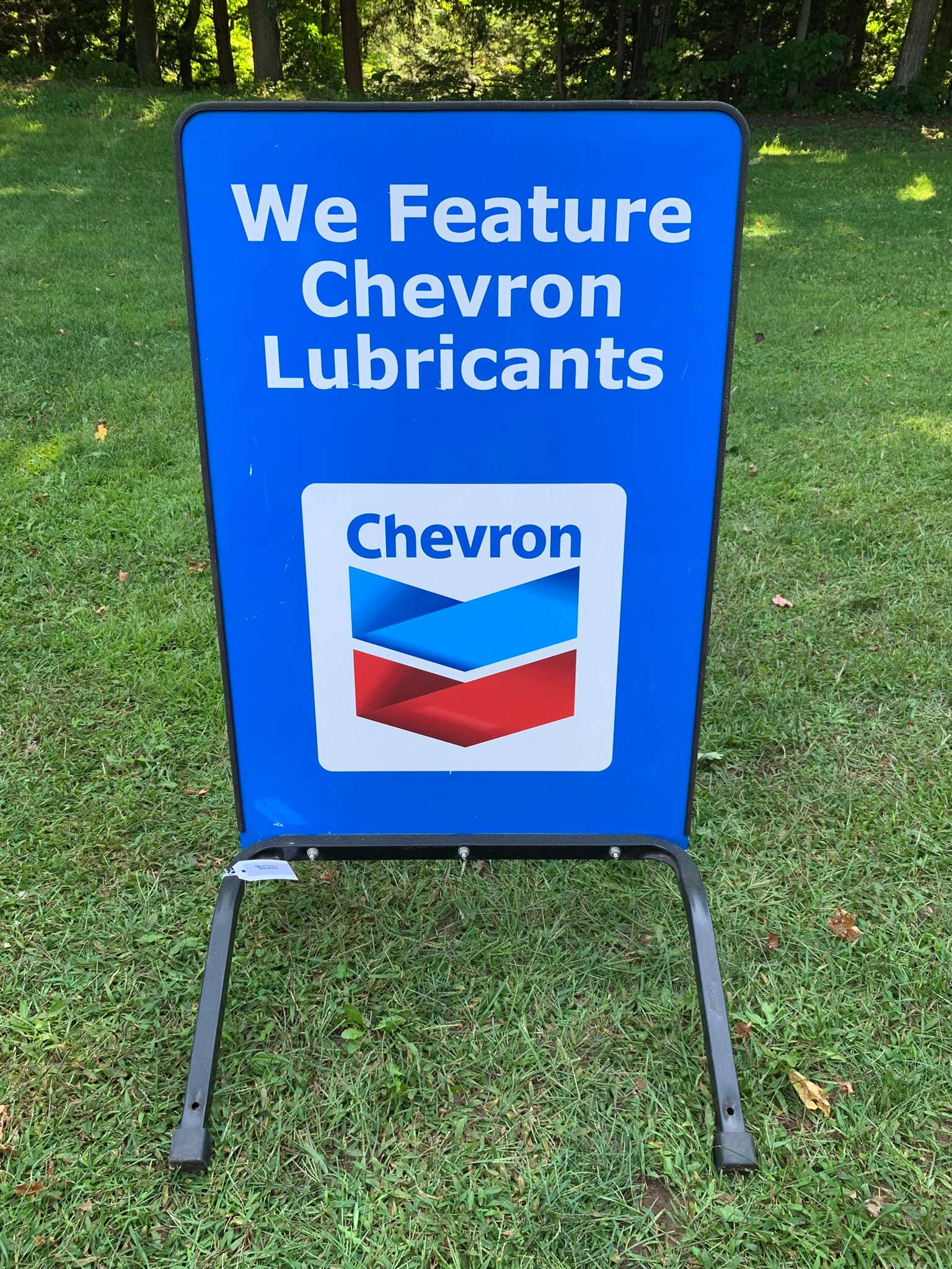 Chevron Outdoor Display Sign Auction