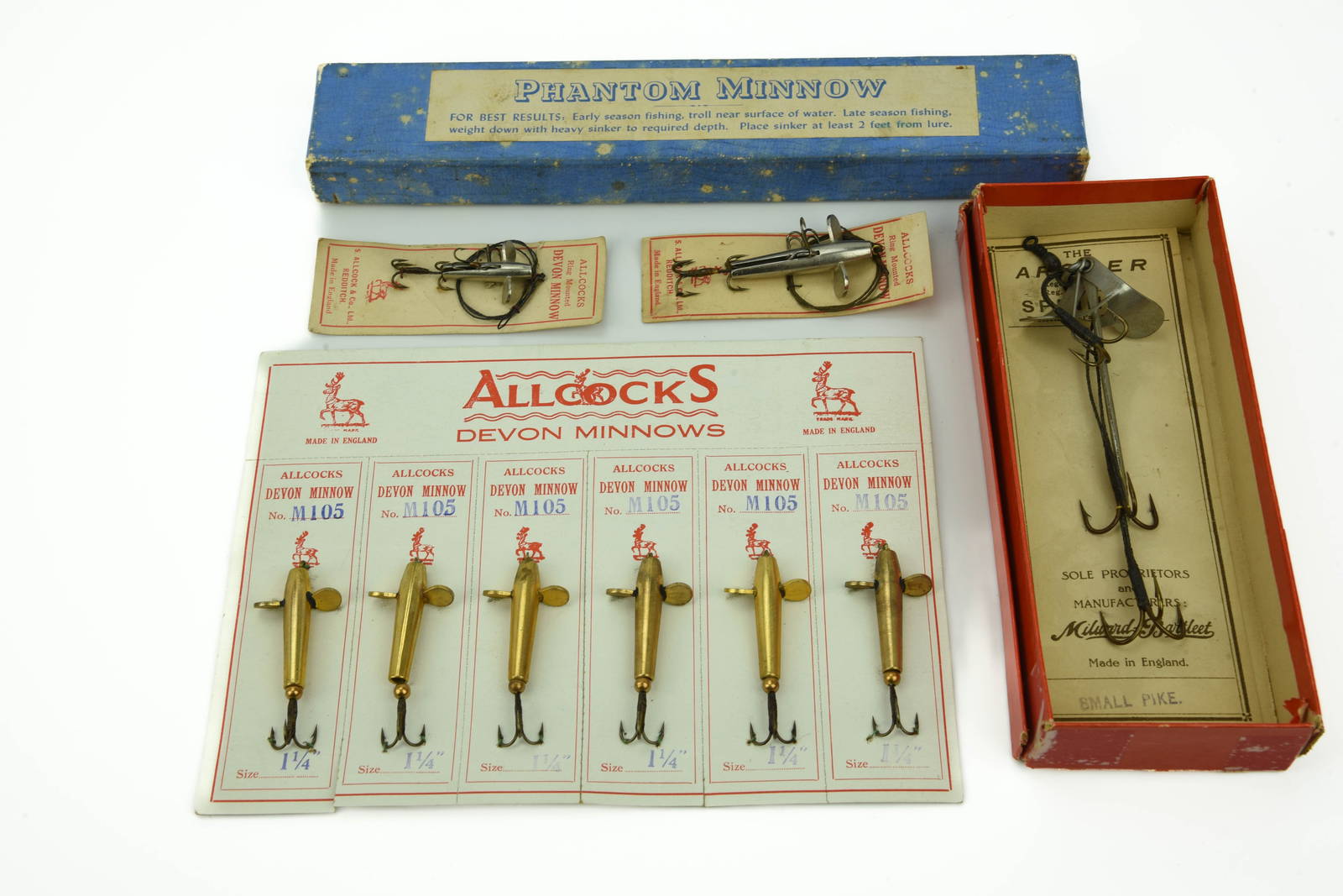 Vintage Devon Minnows & Phantom Auction