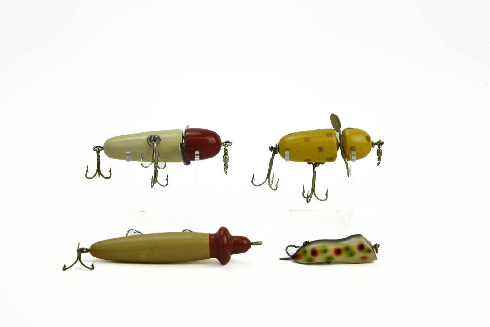 4 Vintage Pflueger Lures Auction