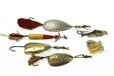 4 Vintage Pflueger Lures Auction