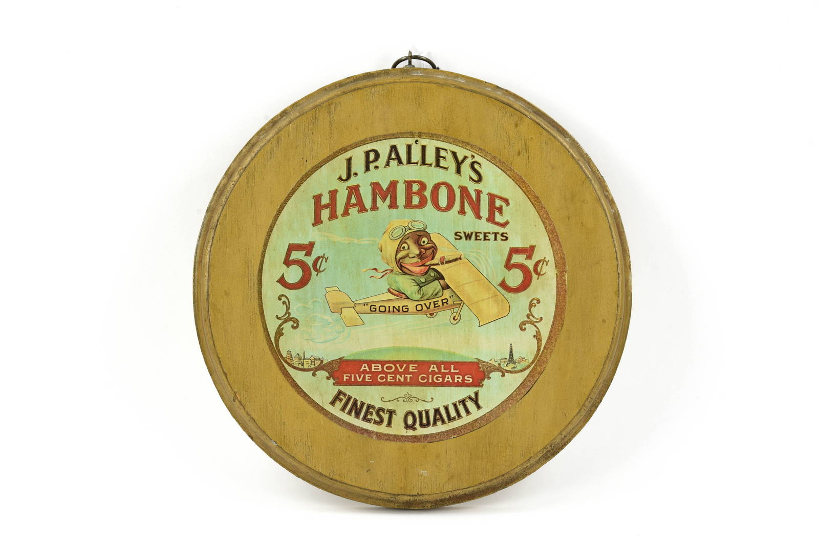 J. P. Alley's Hambone Sweets 5 Cent Cigar Ad Auction