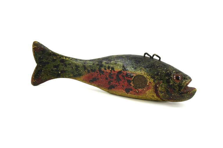 Duluth Trout Fish Decoy By Dave Perkins